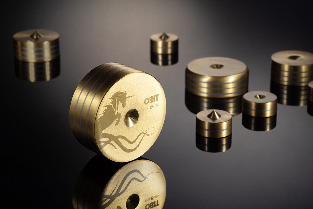 视听发烧网_专利脚锥寻伯乐：Obit Audio B 系列复合金属脚垫