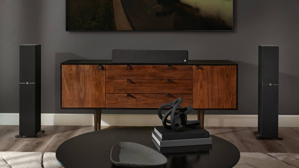 视听发烧网_特殊前后两面发声设计：Definitive Technology DM40 落地音箱